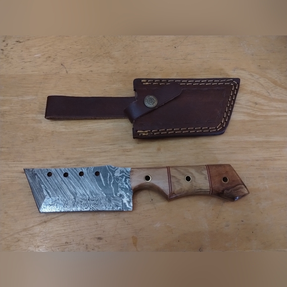 Damascus | Accessories | New Damascus Steel Blade Mens Hunting Knife ...
